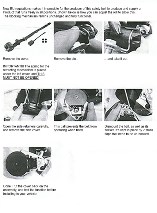 Tech tips - Safetybelt